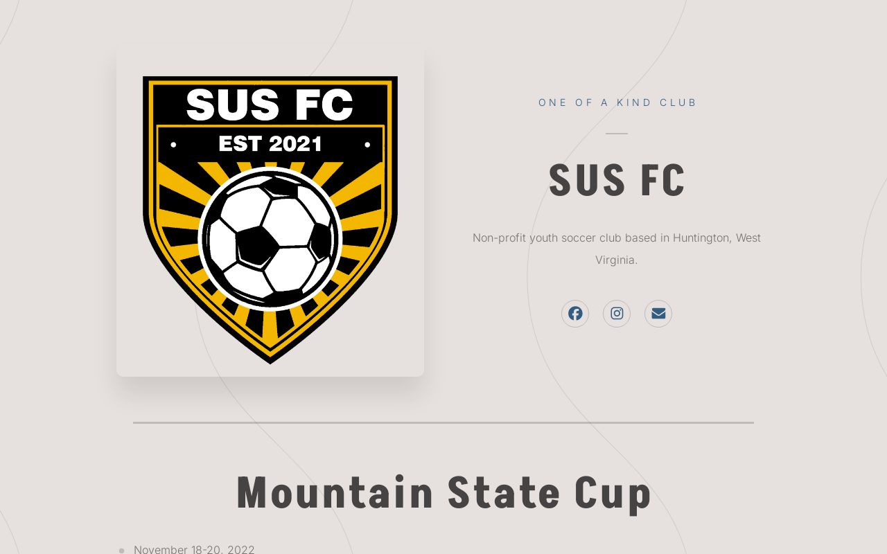 SUS FC Homepage